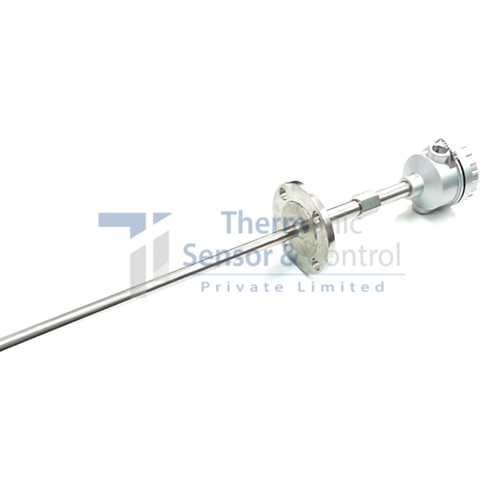 Rtd sensor with flange mounted connection | thermonicindia