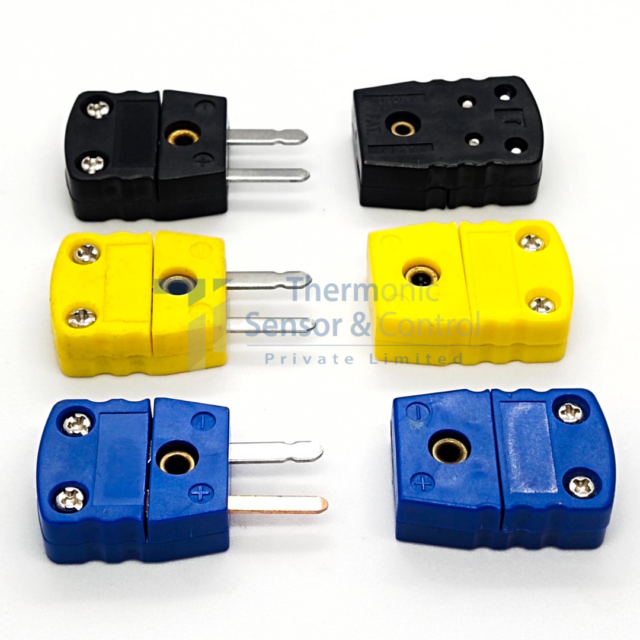 Round pin thermocouple connector | Thermonic Sensor and Control Pvt. Ltd.
