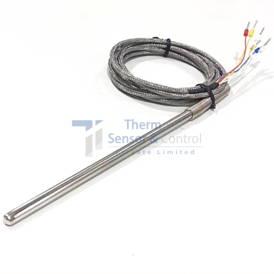 Duplex rtd sensor with transition joint ( pencil type ) | thermonicindia