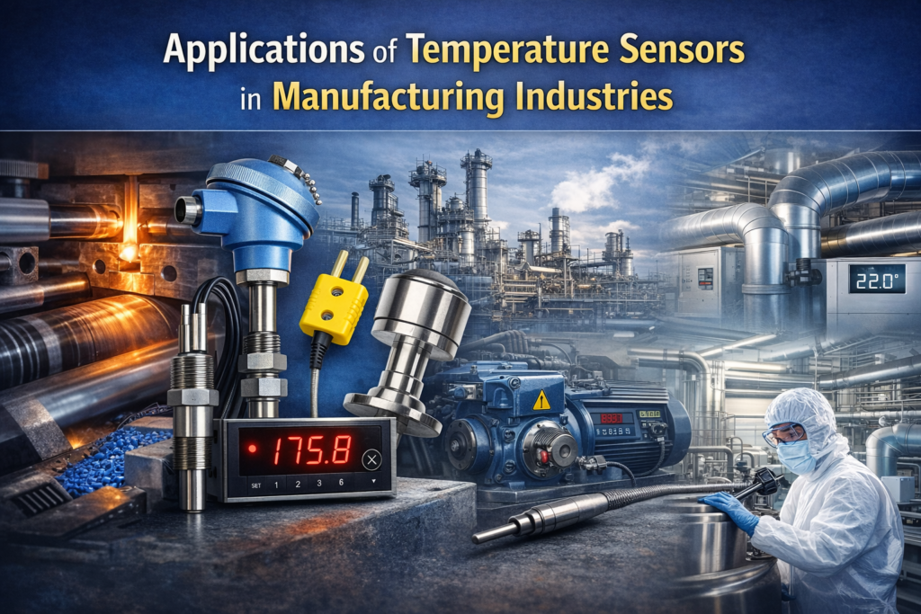 Applications of Temperature Sensors in Manufacturing Industries