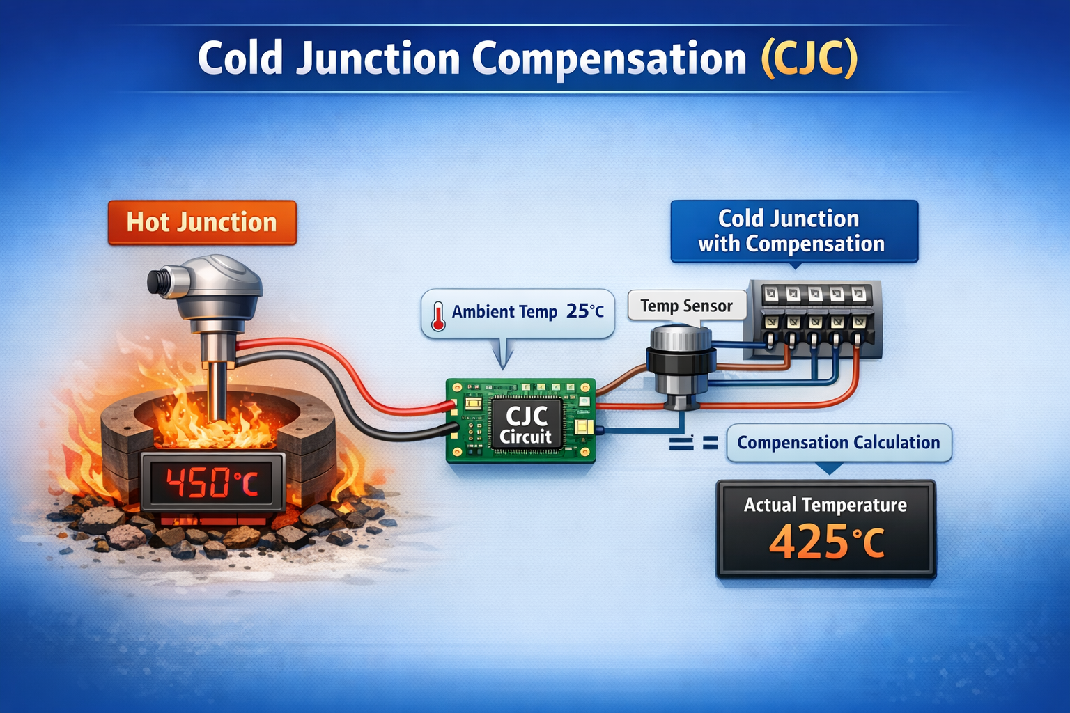 Cold Junction Compensation in Thermocouples | thermonicindia